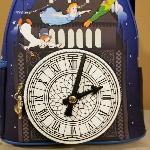 Loungefly | Bags | Loungefly Disney Peter Pan Glow In The Dark Clock ...
